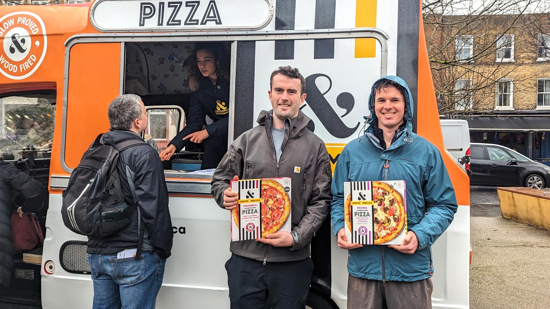 Crosta & Mollica Pizza Van | Pizza Sampling Van | Free Pizza | iMP