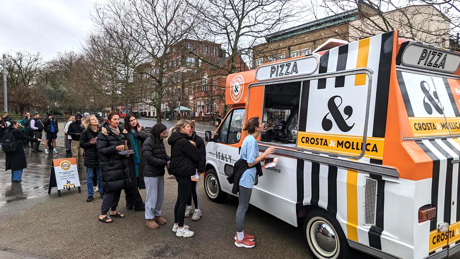 Crosta & Mollica Pizza Van | Pizza Sampling Van | Free Pizza | iMP