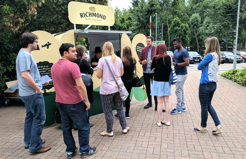 Head office sampling | Tesco head office sampling | Retail sampling