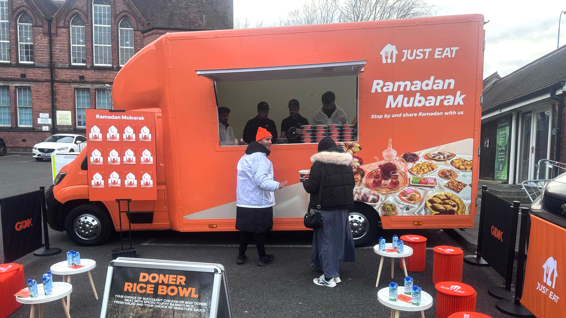Just Eat Promo Van | Sampling Truck for Just Eat | iMP