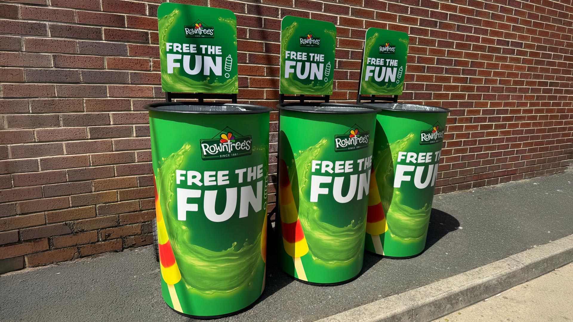 Sampling Bins | Buy Sampling Bins | Hire Branded Dump Bins | iMP